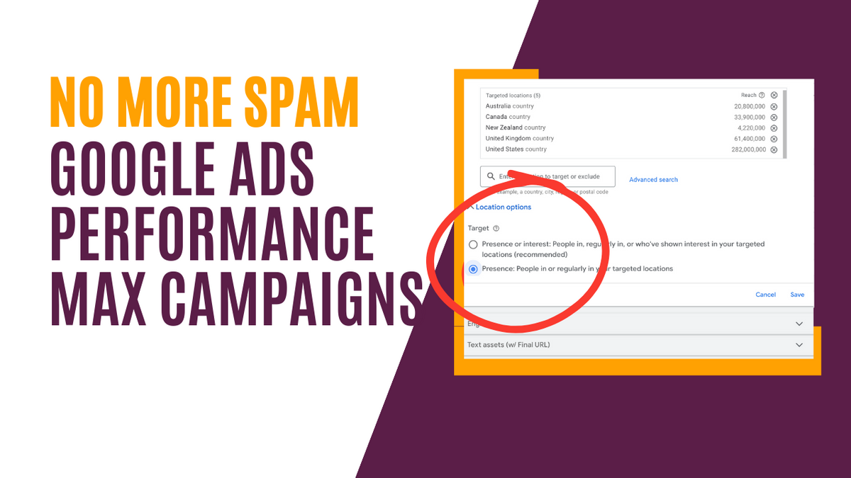 Reducing Spam by 95% on Google Ads Performance Max Campaigns – One Scales