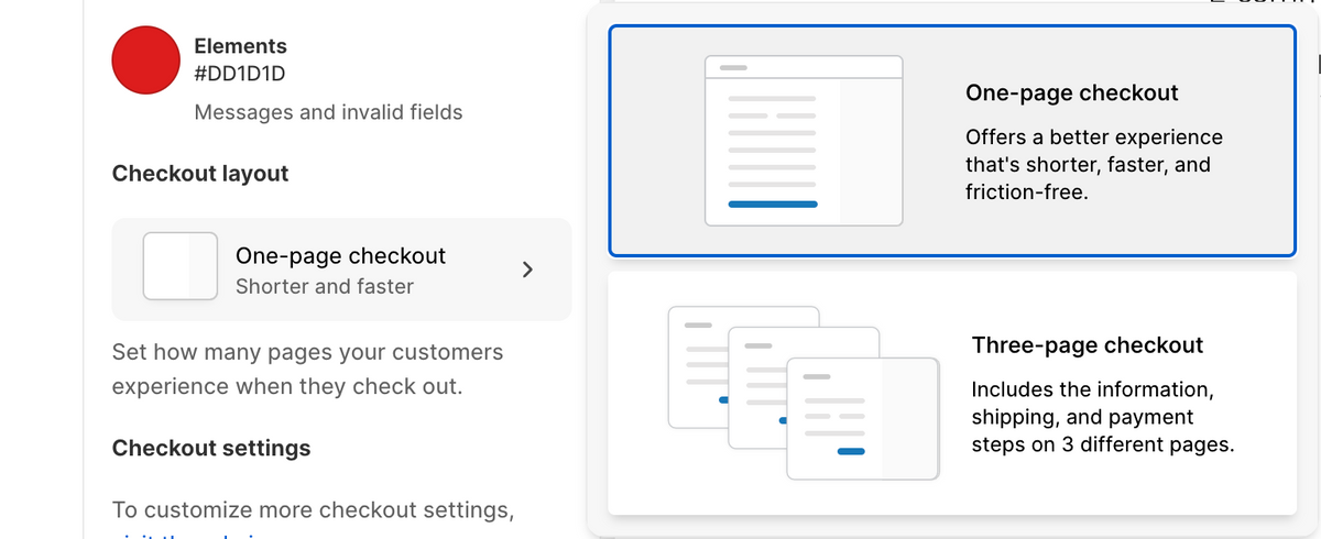 Revert Back to Shopify Three Page Checkout – One Scales